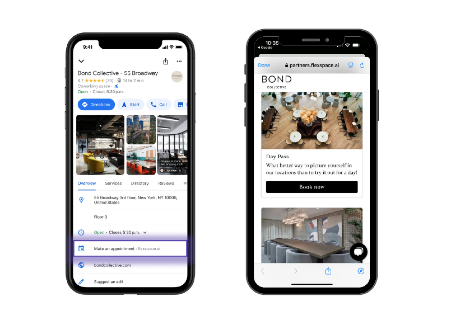 Introducing Flexspace AI’s Reserve with Google integration